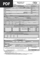 BIR S1905 - Registration Update Sheet | PDF | Government Finances | Taxes