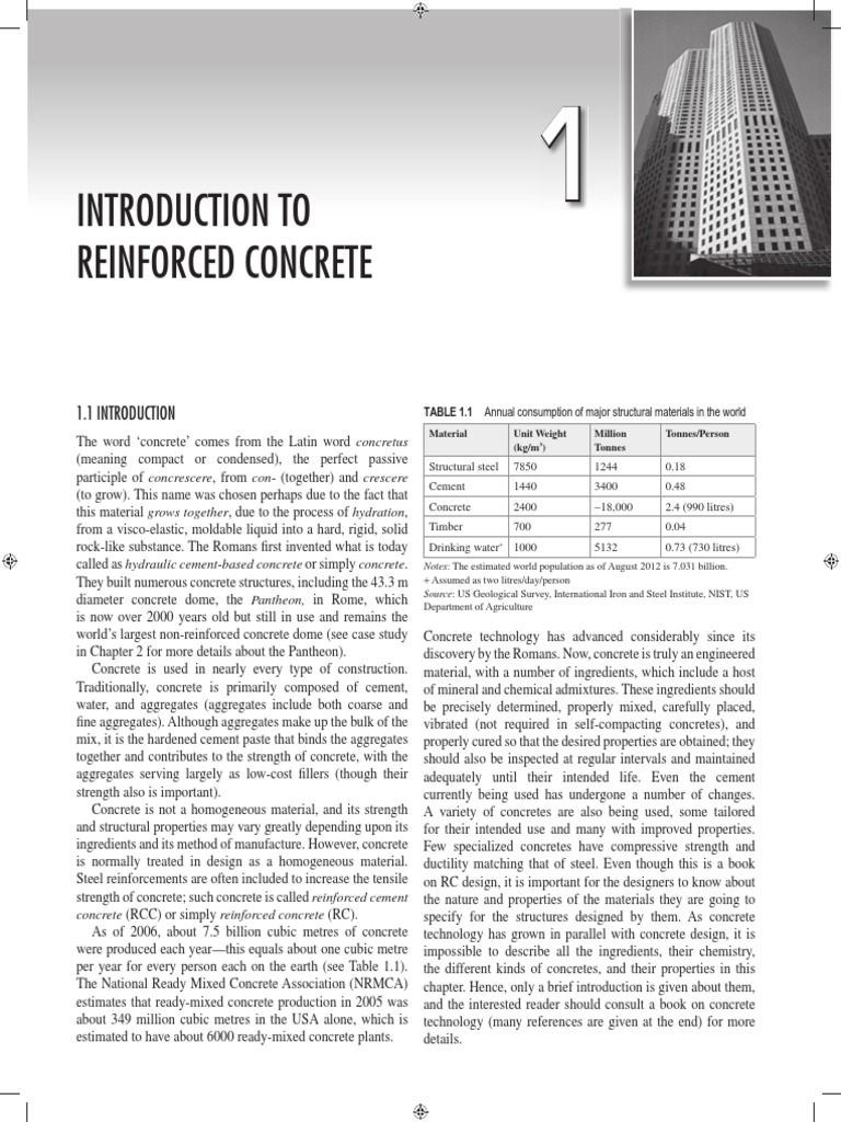 Design of Reinforced Concrete Structures | PDF | Cement | Concrete