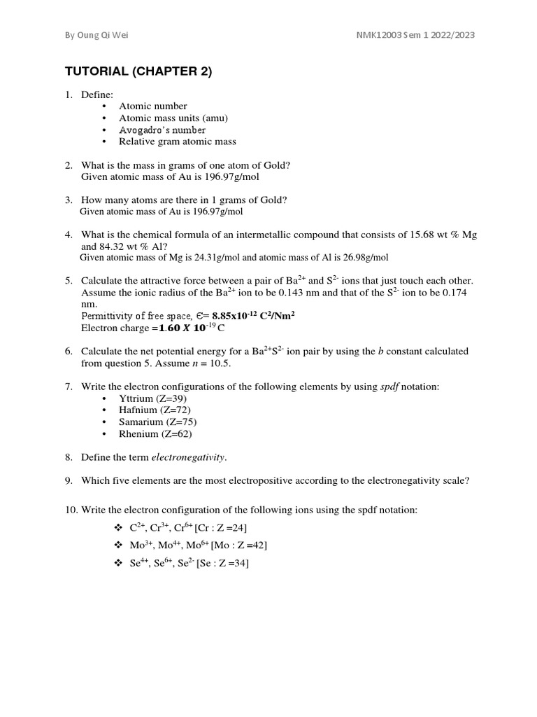 Material Tutorial 2 | PDF