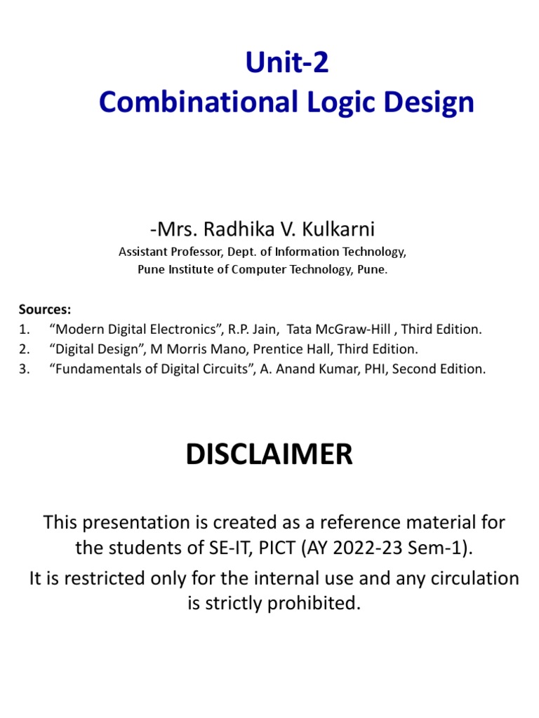 Unit 2 Combinational Logic Design Pdf Subtraction Binary Coded 8216