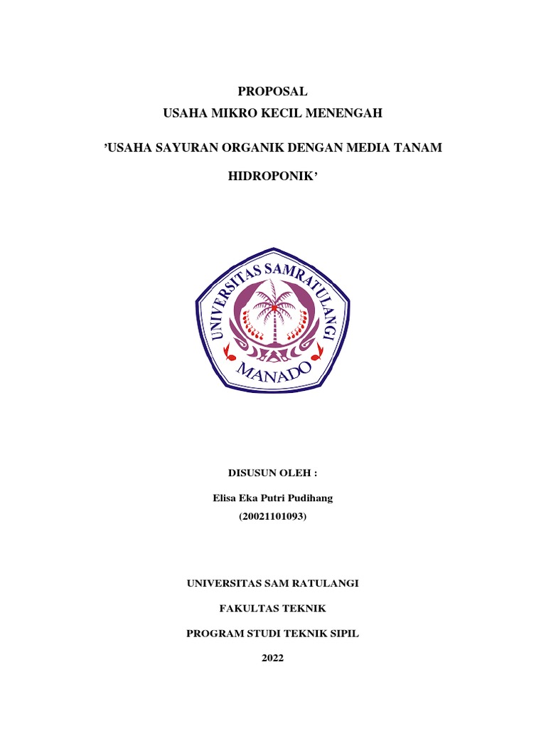 Usaha Sayuran Hidroponik Organik | PDF