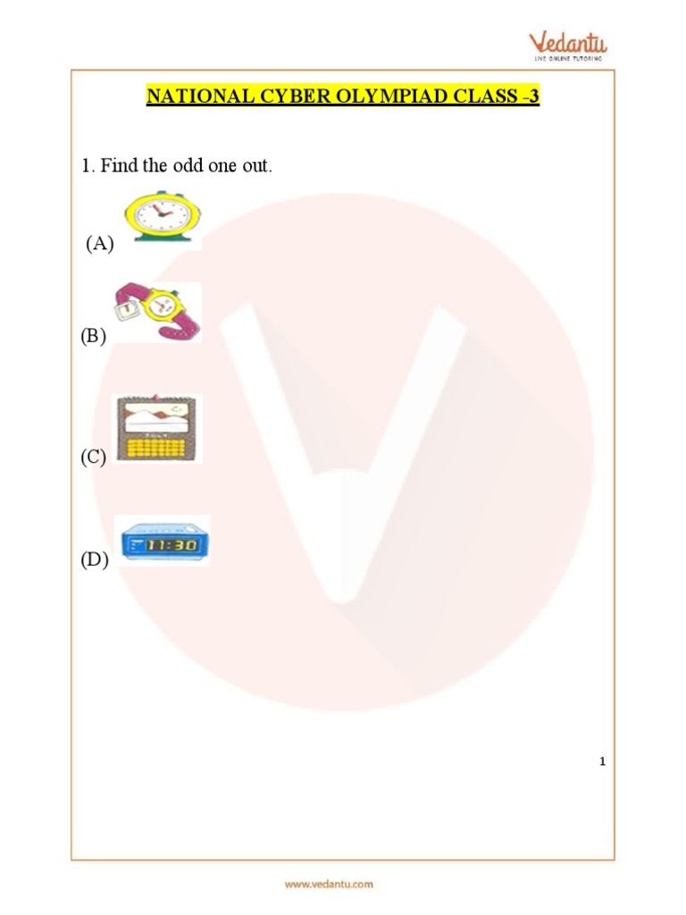 NCO Sample Paper 1 For Class 3 | PDF | Microsoft Windows | Icon (Computing)
