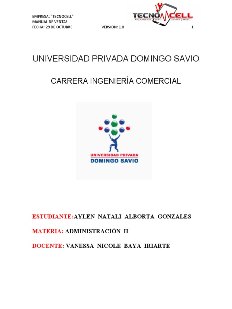 Tecnocell V 1 | PDF | Business | Marketing