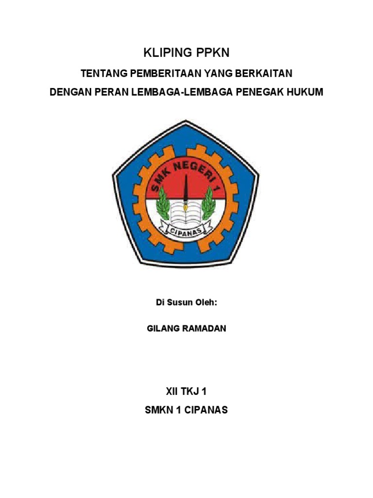 Kliping PPKN Gilang | PDF