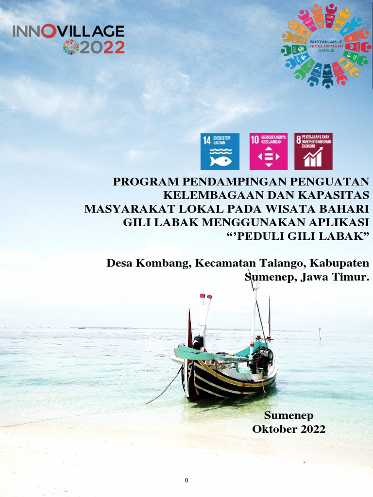 Innovillage 2022 Proposal Gili Labak | PDF