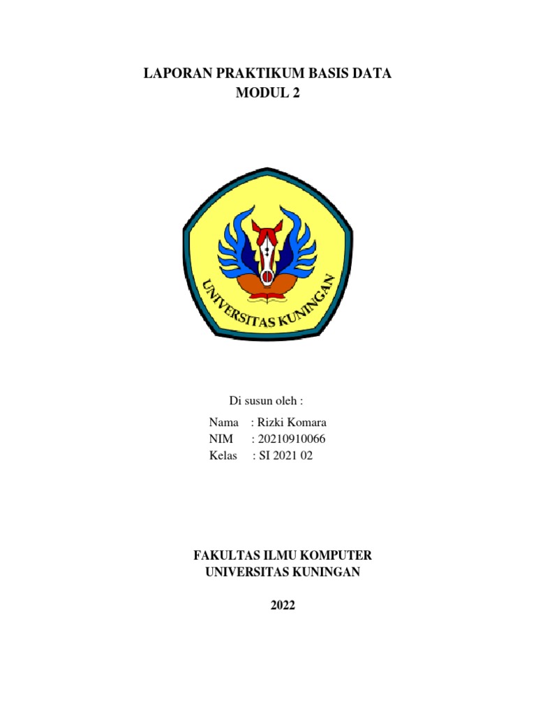 Laporan Praktikum Basis Data Modul 2 | PDF | Komputer