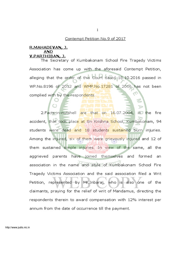 Tamilarasan Kumbakonam Cbcid Order | PDF | Cheque | Justice