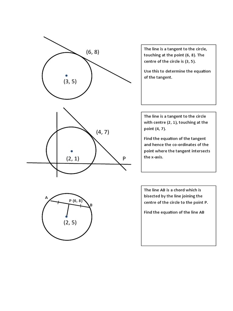 Circles Worksheet | PDF
