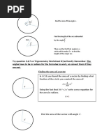 Area of Triangle: 1/2abSin(C) Worksheet | PDF | Area | Triangle