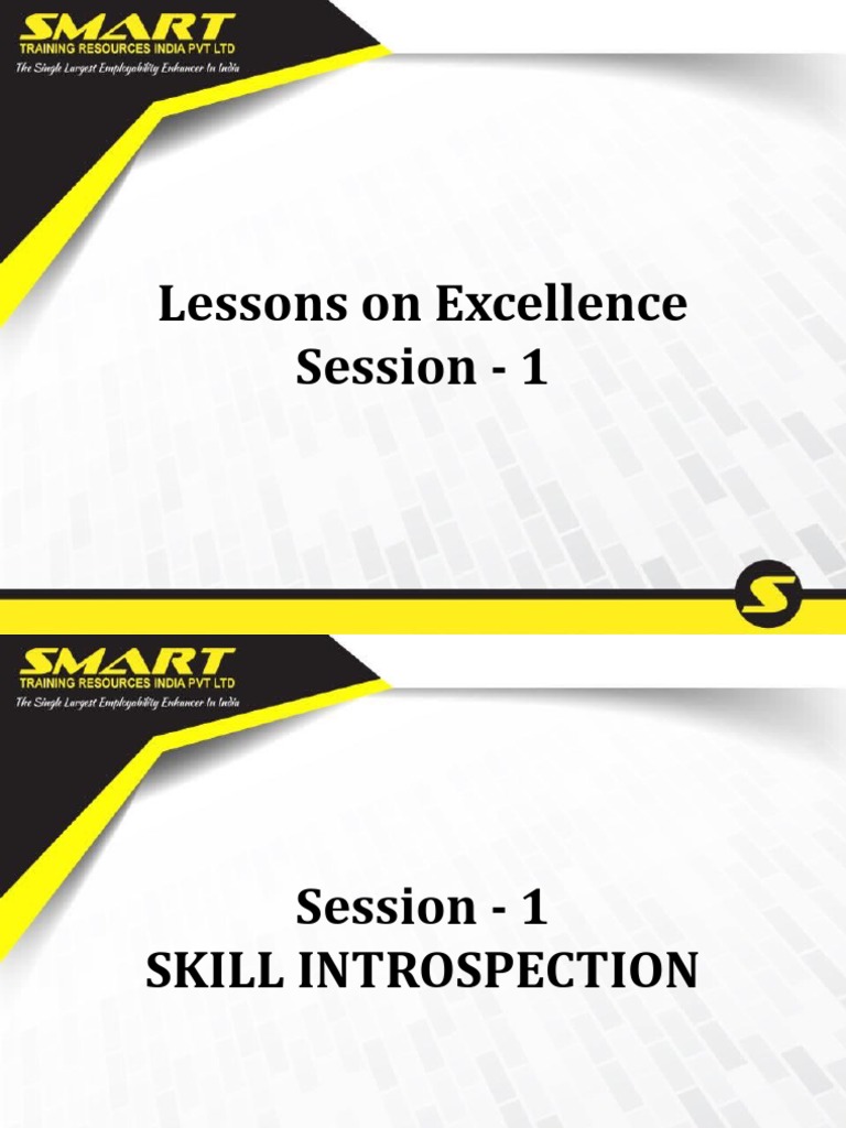 FALLSEM2022-23 BSTS201P SS VL2022230104938 Reference Material I 21-09-2022 Lessons On Excellence ...