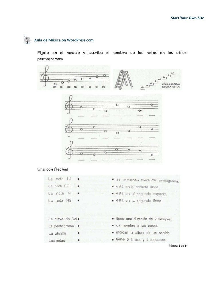 Aula de Música - Image | PDF