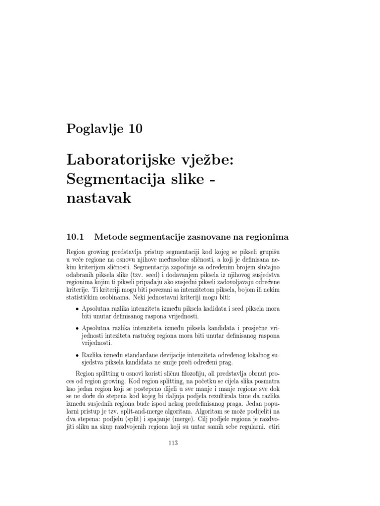Vjezba9 Segmentcija - Slike Watershed | PDF