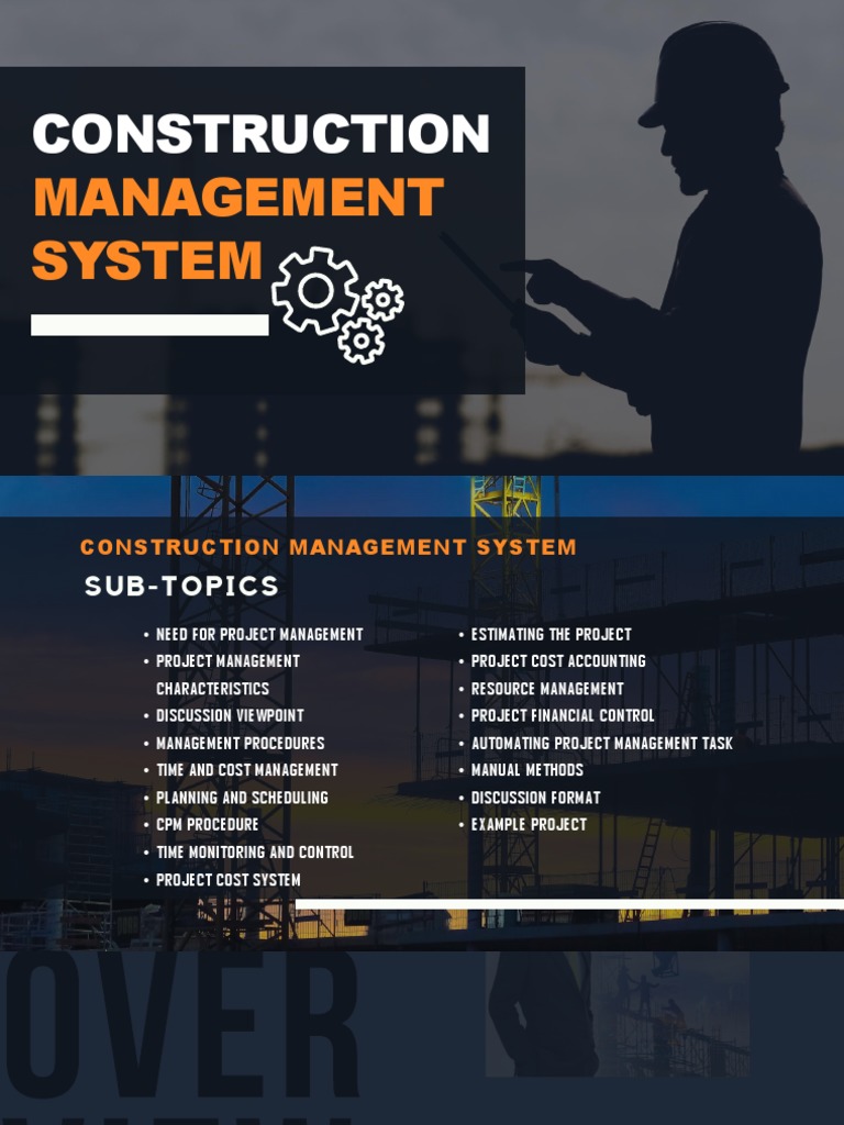 Construction Management System | PDF | Project Management | Internal ...