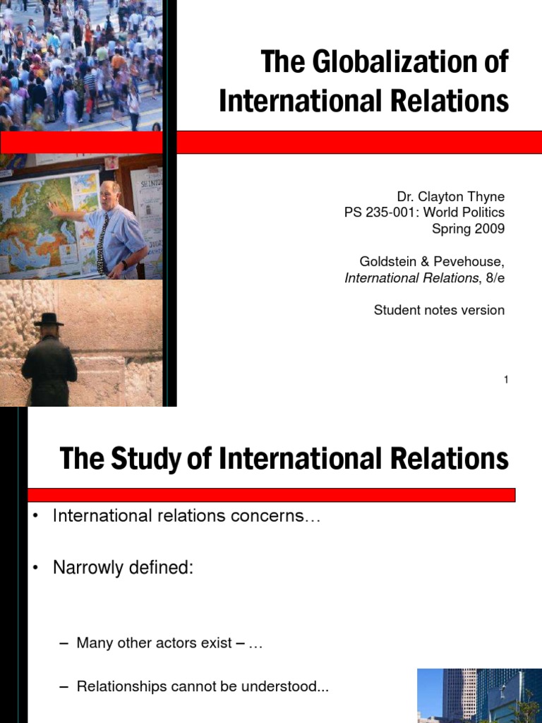 The Globalizationof International Relations | PDF | Cold War | World War II