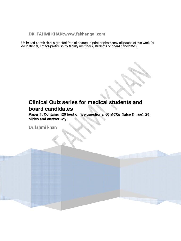 Clinical Medicine MCQ | PDF | Thyroid | Osteoporosis