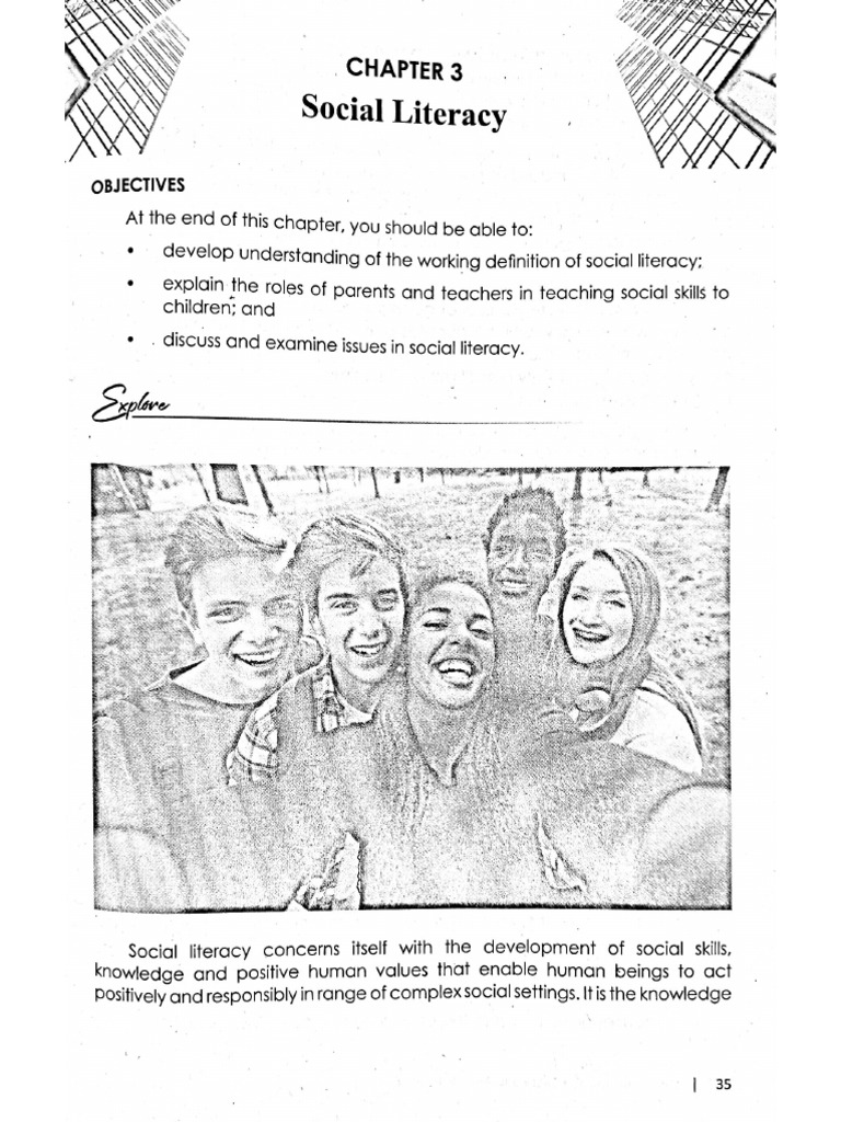 Module 3 Social Literacy | PDF