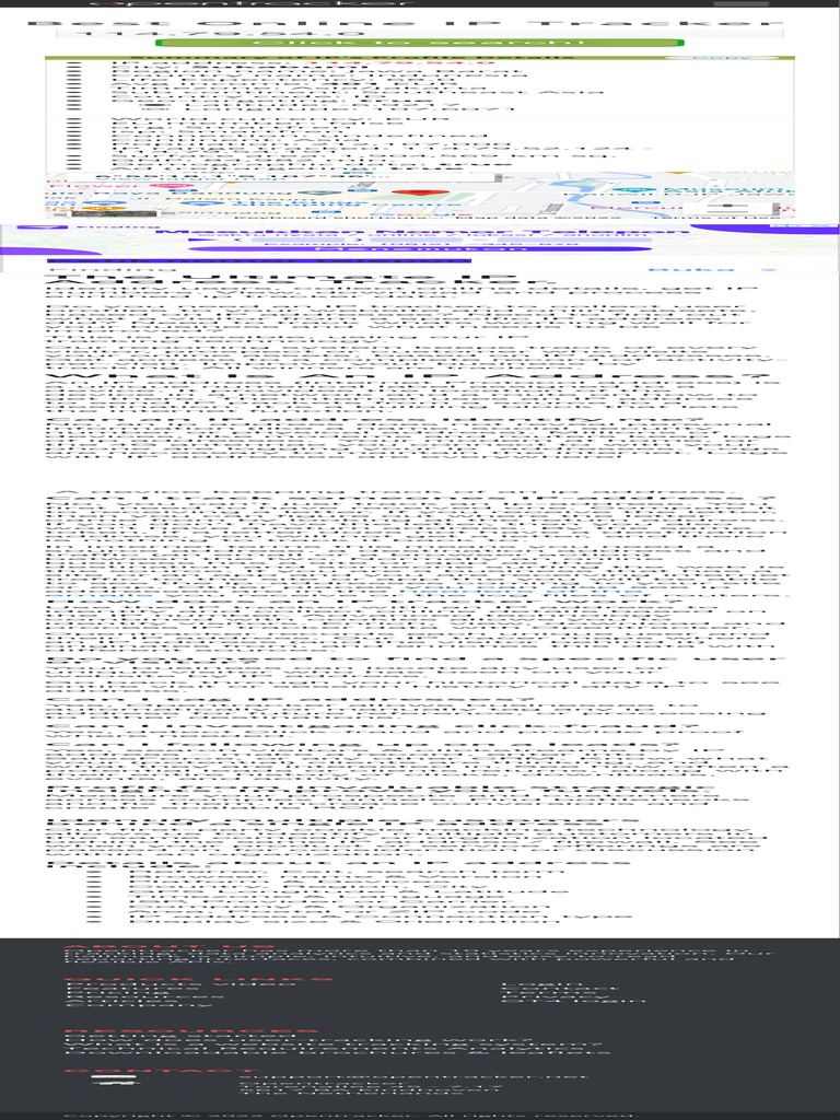 Best IP Tracker To Identify IP Addresses Easily | PDF | Software ...