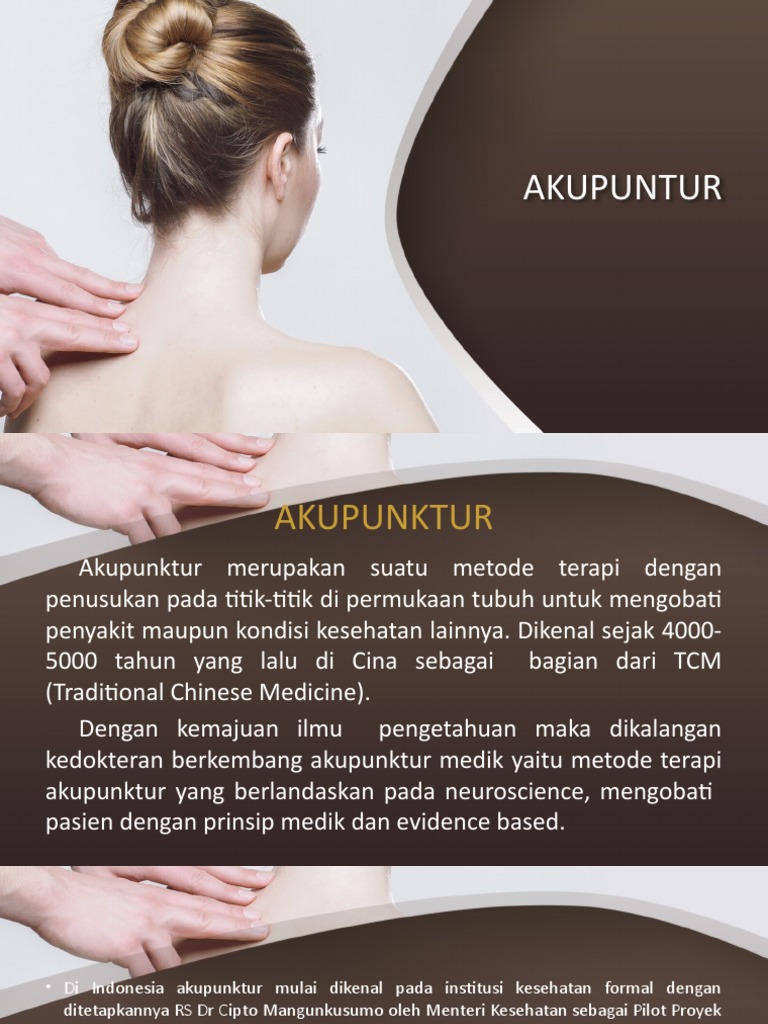 Metode dan Manfaat Akupunktur Medis | PDF | Kesehatan Holistik