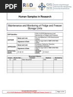 Rees Scientific Alarm Response SOP | PDF | Refrigerator | Backup
