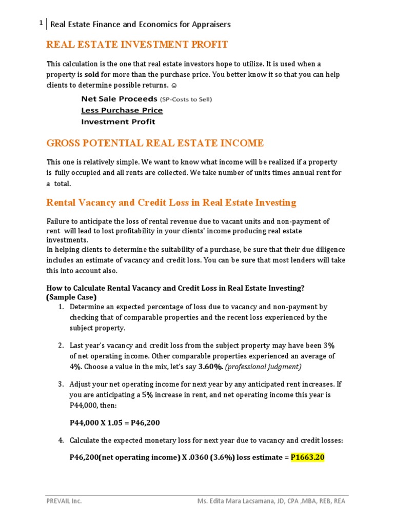 FINANCE Time Value Pvoa | PDF | Real Estate Investing | Loan To Value Ratio