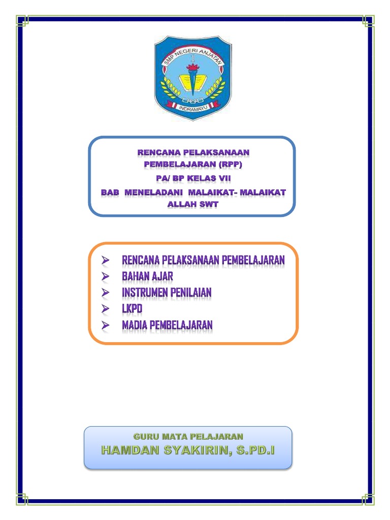 Contoh RPP QH-1 | PDF