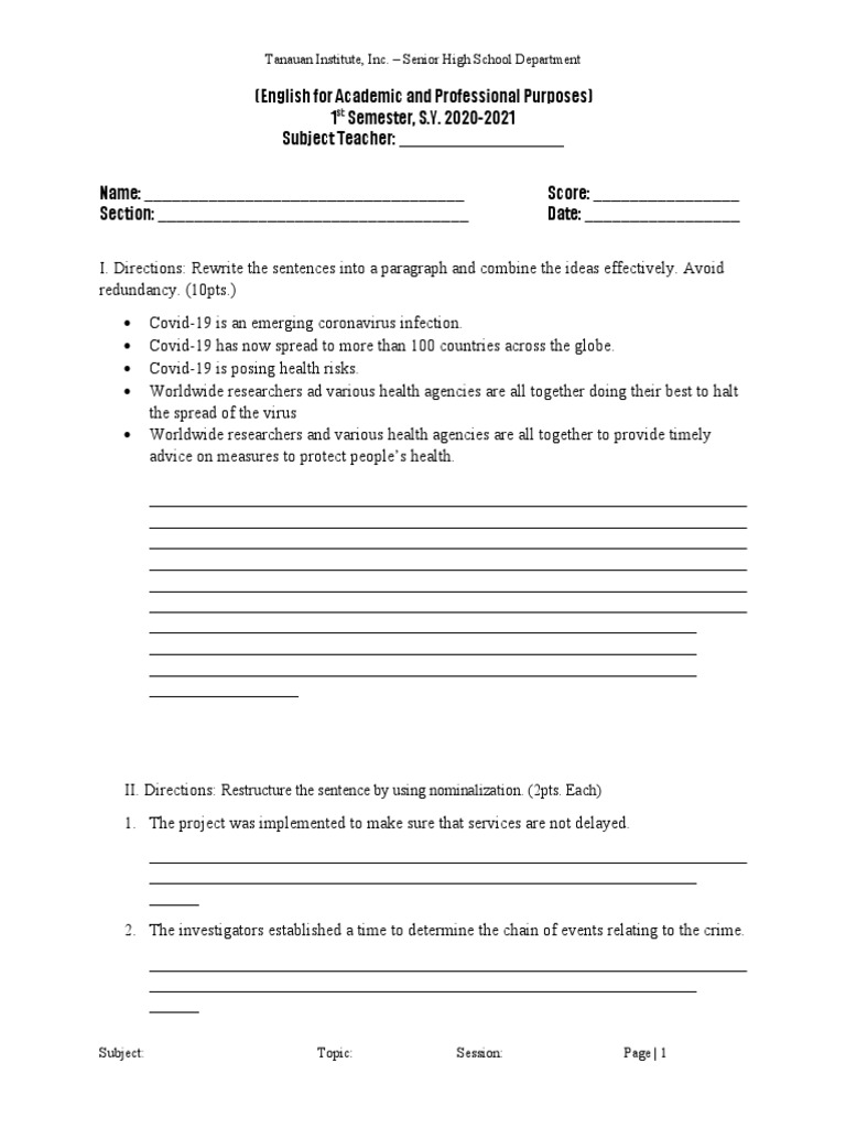 Salosa, Ken Michson Tapao. - Midterm Exam Part 1 | PDF | Health Sciences