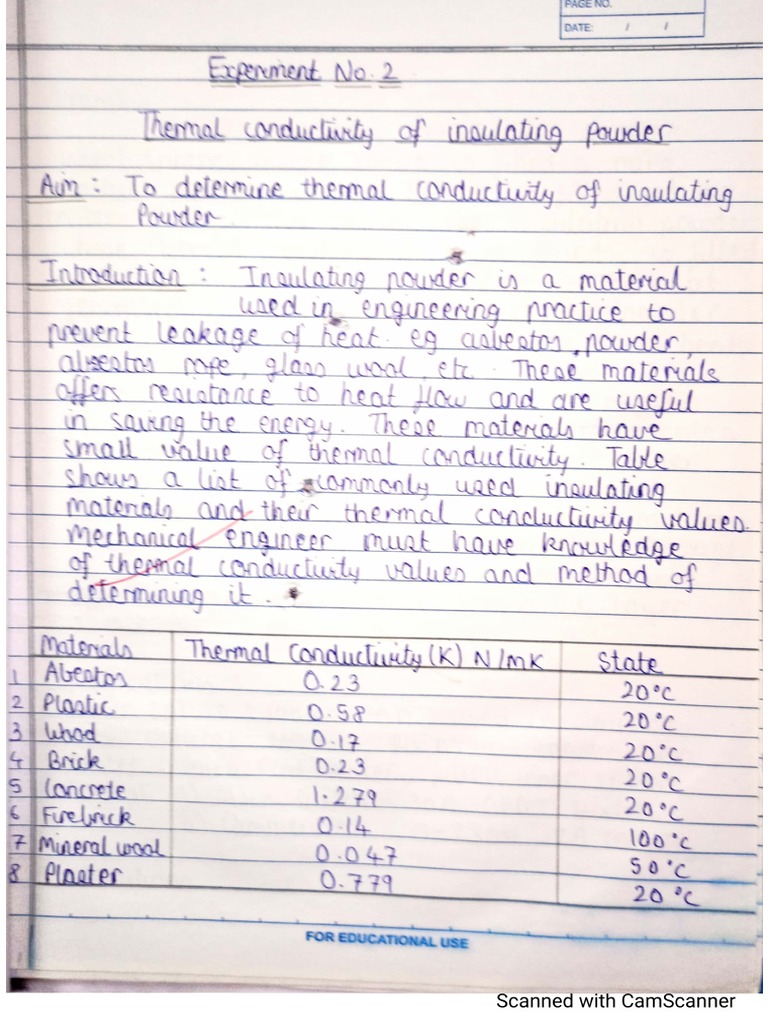 HMT Experiment 1to7 | PDF