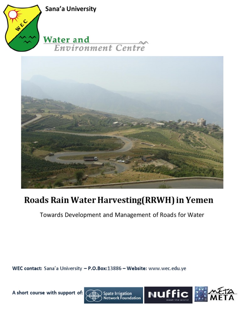 RRWH Short Course For Yemen | PDF | Surface Runoff | Road