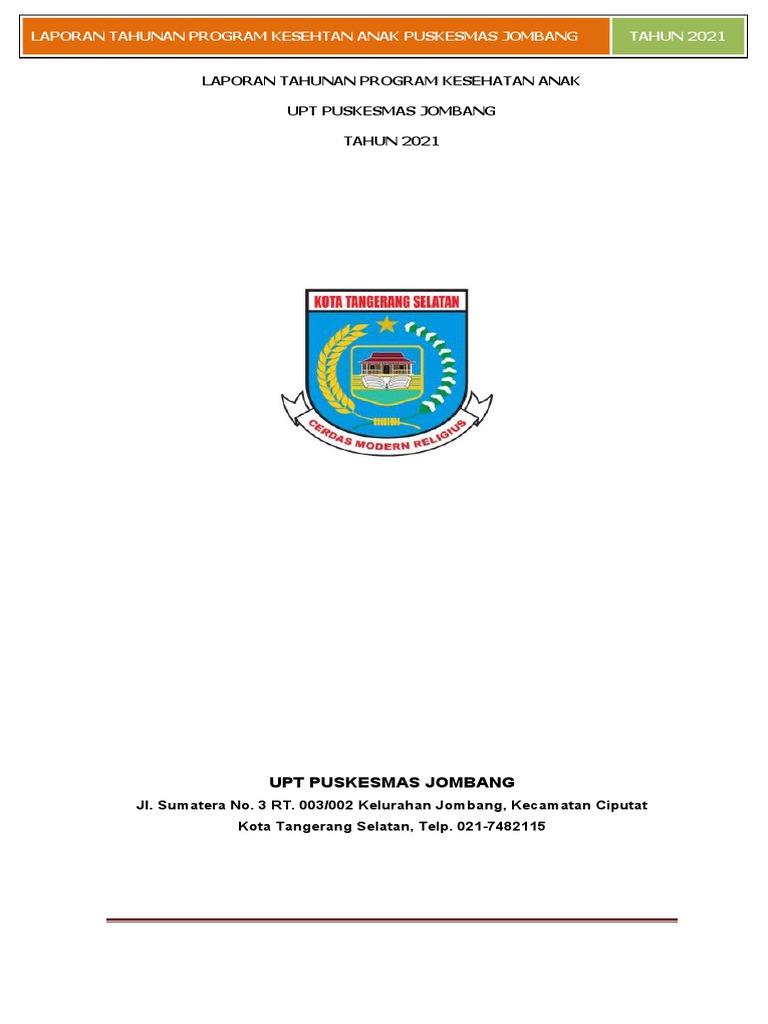 LAPTAH PROGRAM ANAK 2021 New | PDF | Ilmu Sosial | Pengembangan Diri