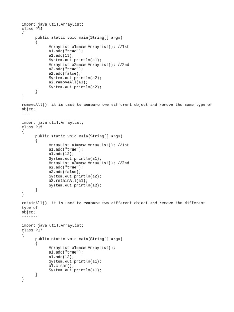 Array List 2 | PDF | Java (Programming Language) | Class (Computer Programming)