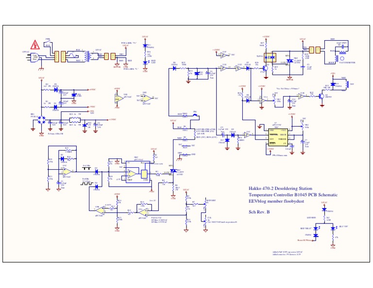 Hakko 470 schematic | PDF