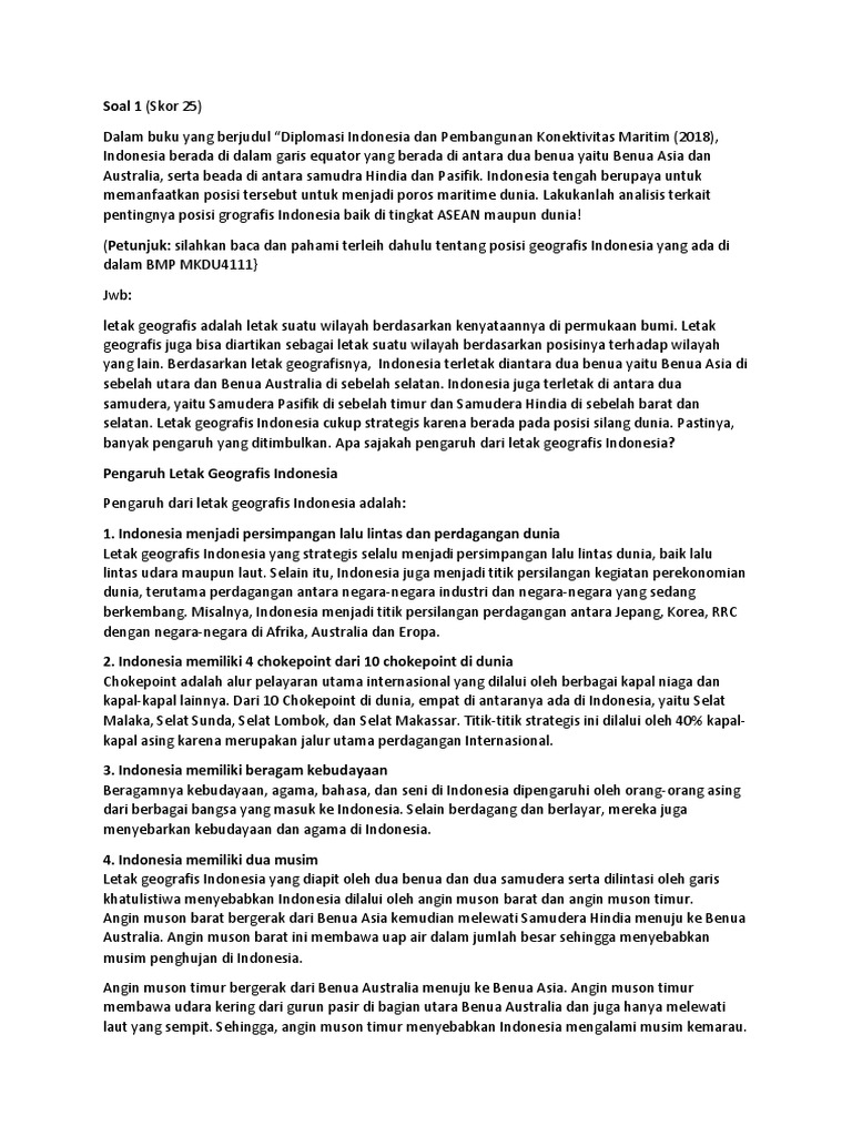 Tugas 1 PKN | PDF | Ilmu Sosial | Perjalanan