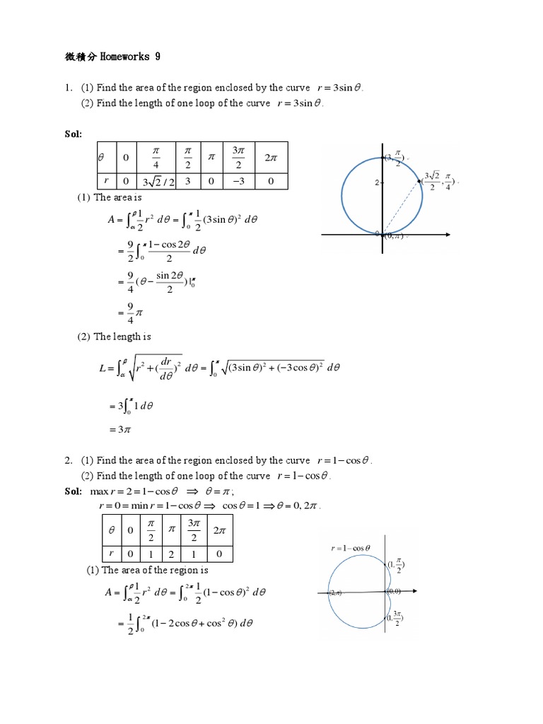 Homework 9 (Sol) | PDF | Differential Geometry | Mathematical Analysis