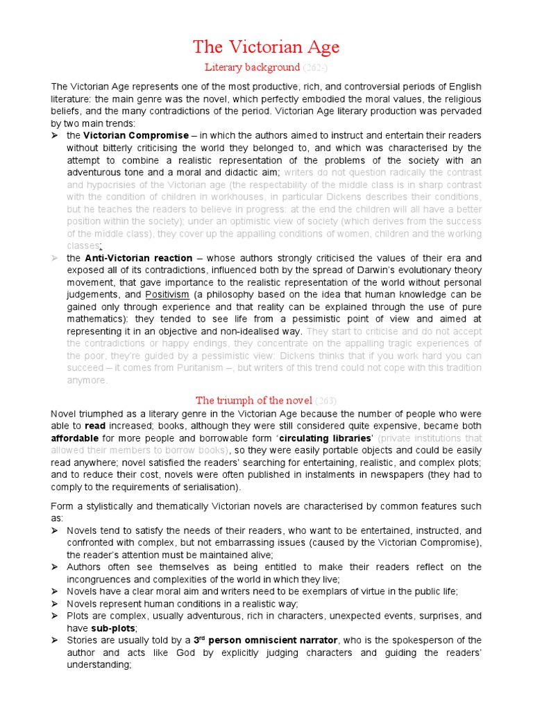 The Rise and Evolution of the Novel in Victorian England: From Early ...