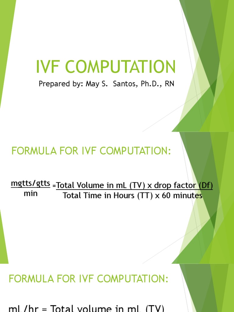 Ivf Computation | PDF