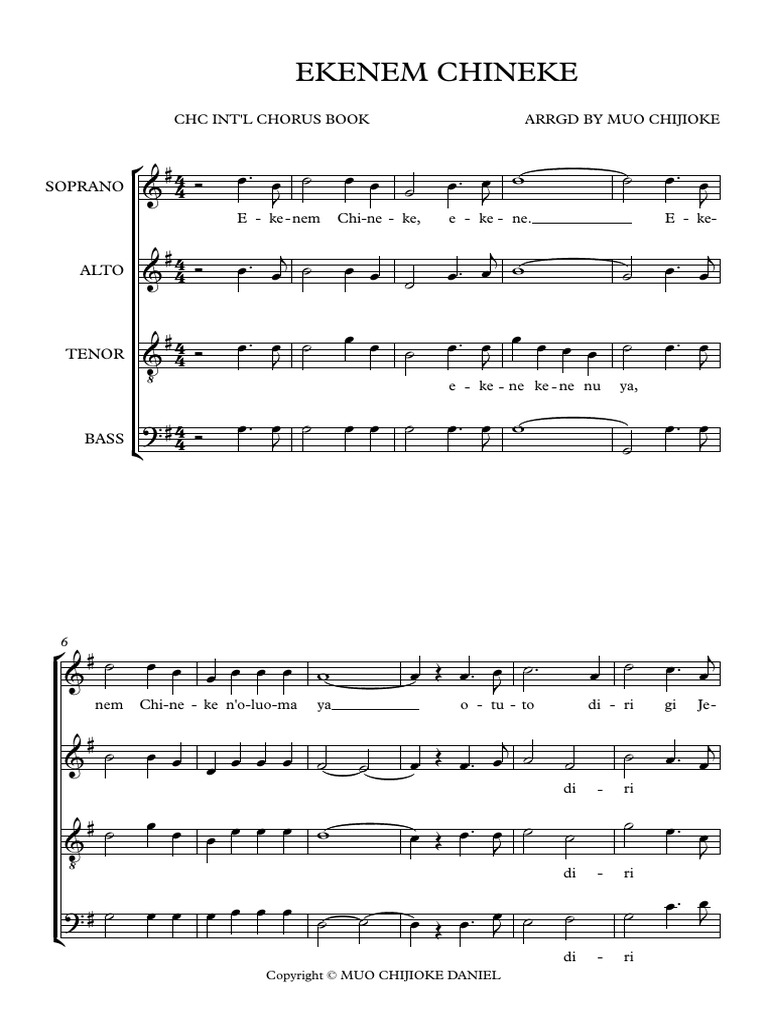 EKENEM CHINEKE - Full Score | PDF