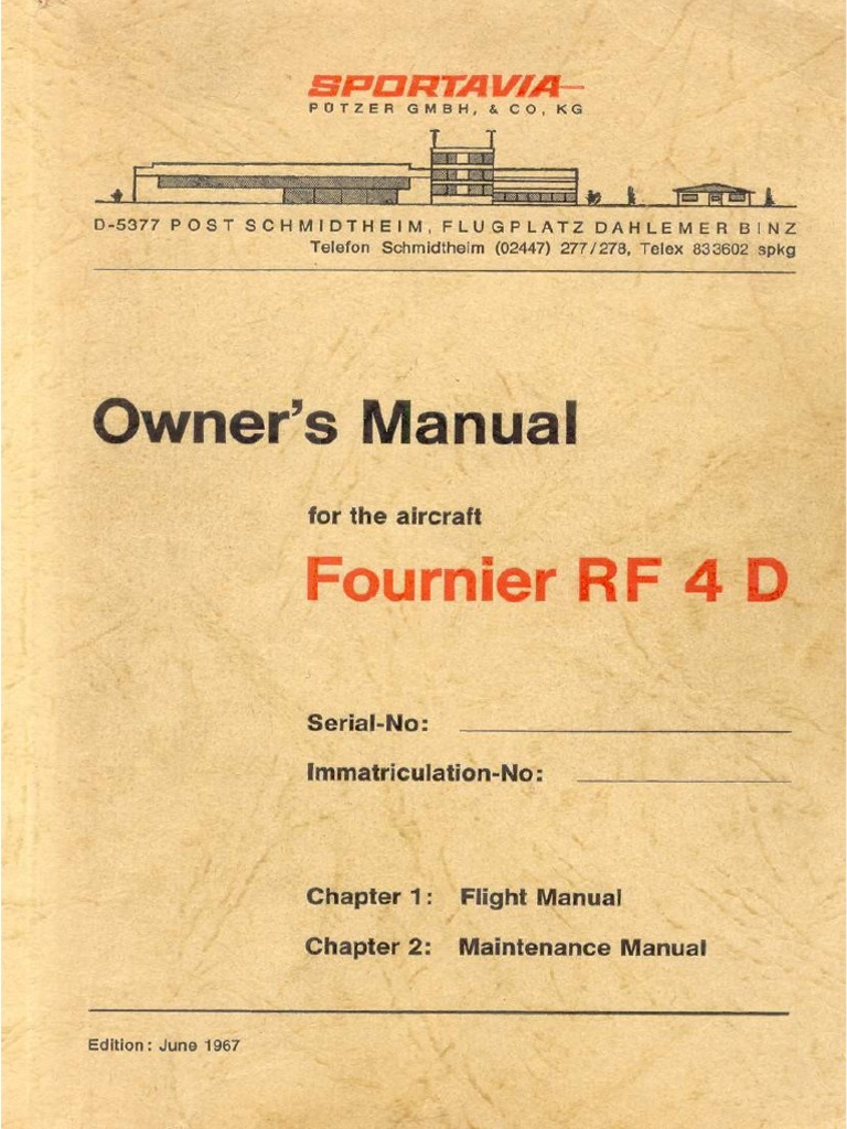 RF-4D Flight Manual-V2.3 | PDF