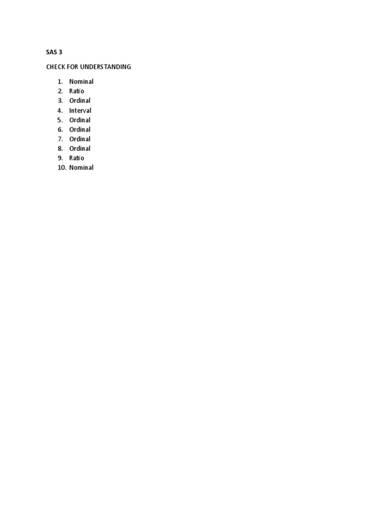 Sas 3 | PDF | Science & Mathematics
