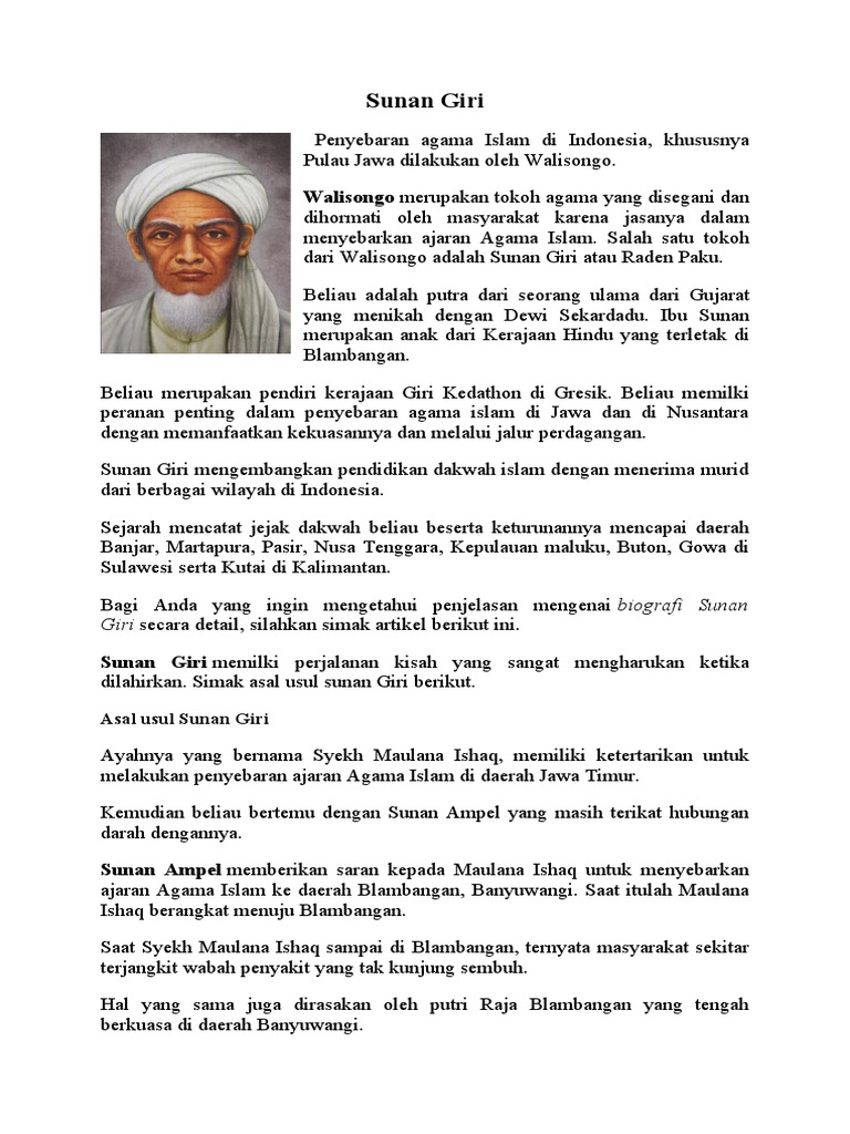 Sunan Giri | PDF