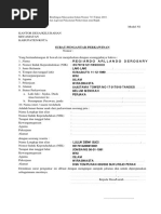 Model N6 (FORMULIR SURAT KETERANGAN KEMATIAN) | PDF