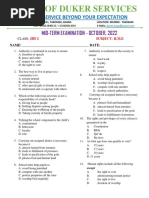 GTLE Past Questions for Teachers | PDF | Learning | Educational Assessment