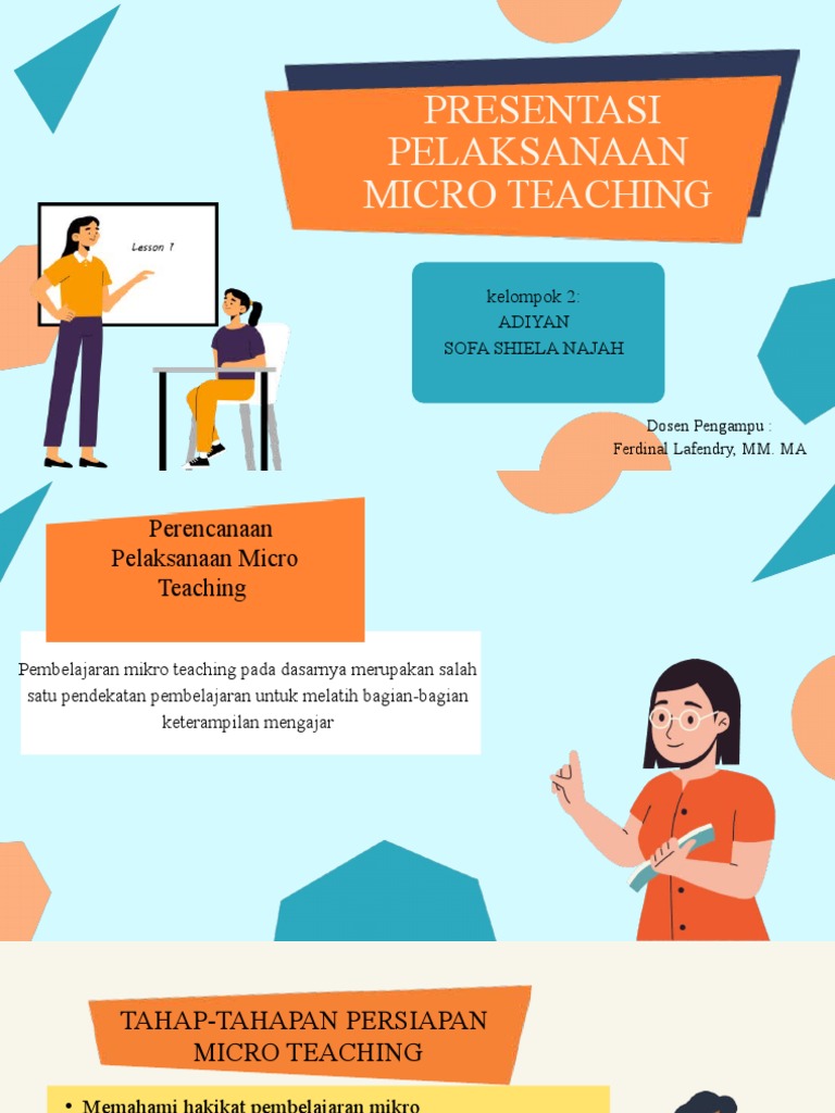 Rencana Pelaksanaan Micro Teaching Kelompok 2 | PDF