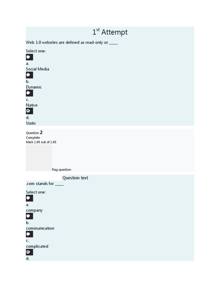 EMPTECH Exam Q1 SHS 1stattempt | PDF | Websites | World Wide Web