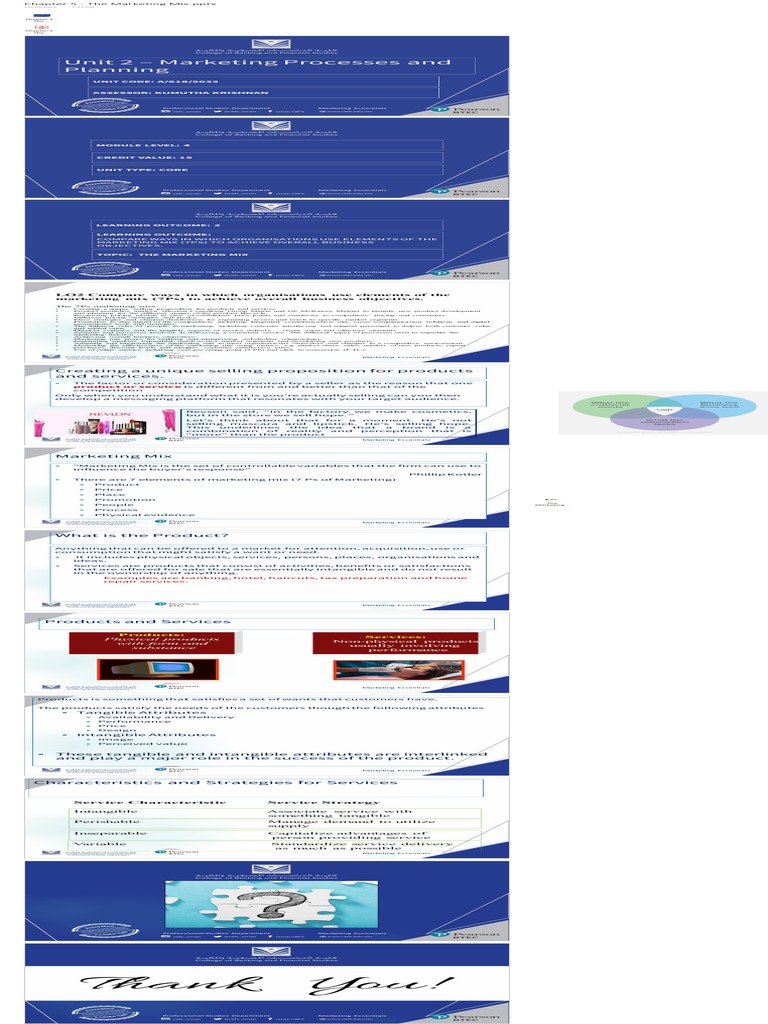 Chapter 5 - The Marketing Mix | PDF