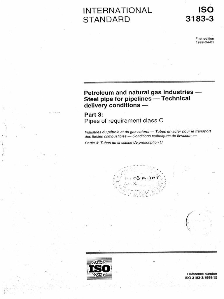 012-Iso 3183 003 1999 | PDF