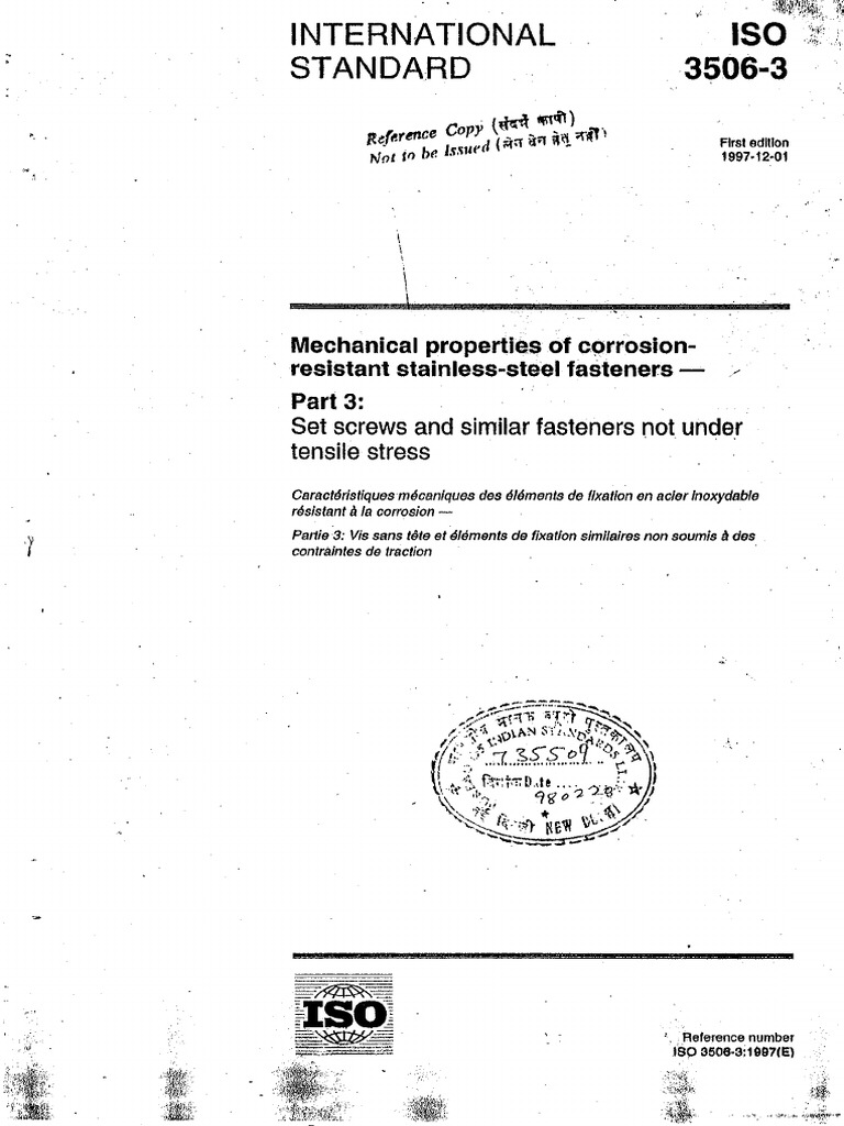 013-Iso 3506 003 1997 | PDF