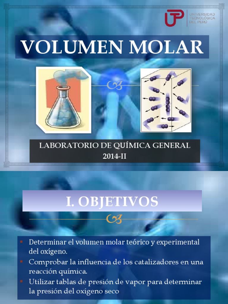 Volumen Molar | PDF | Oxígeno | Agua