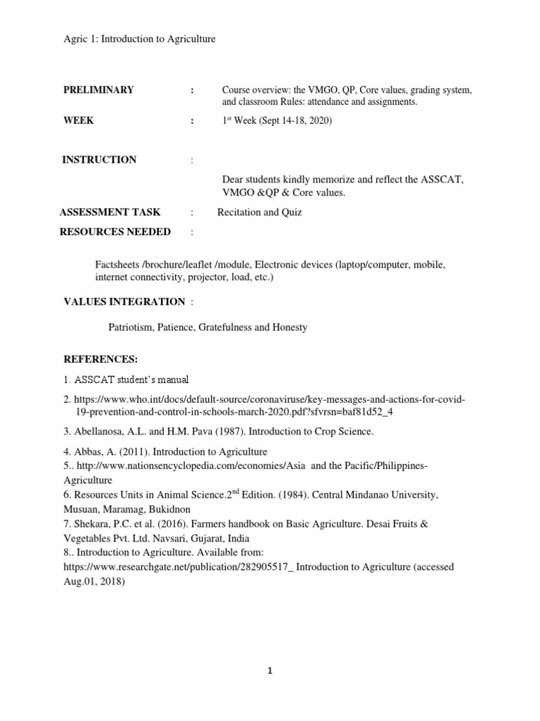 Flexi Module Agric 1 | PDF | Seed | Reproduction