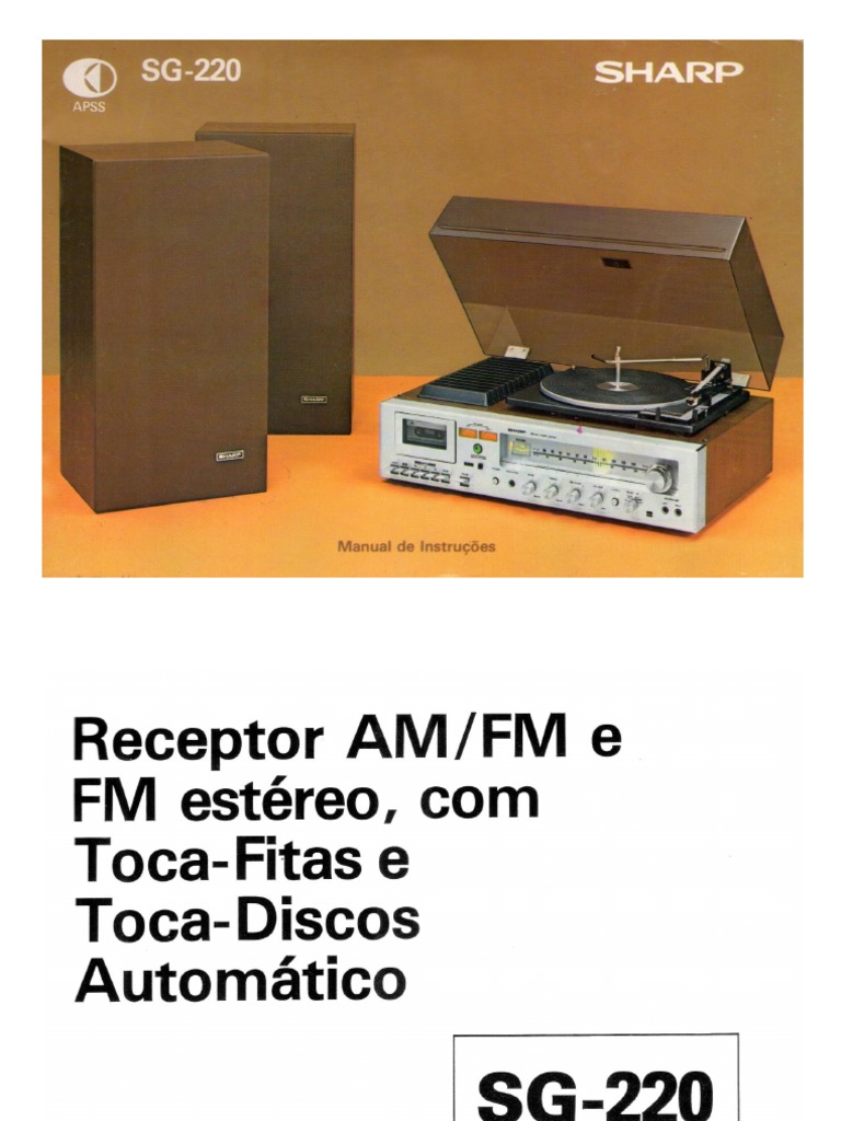 Sharp SG-220 - Manual do Usuário | PDF