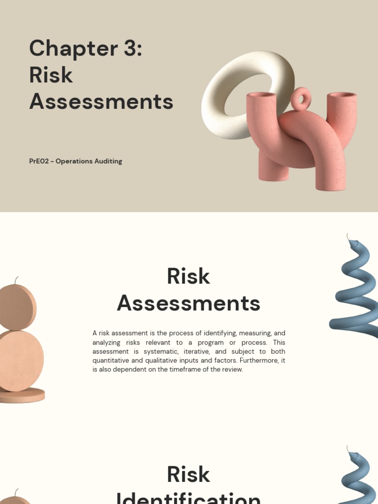 Chapter 3 Risk Assessments | PDF | Risk | Risk Assessment